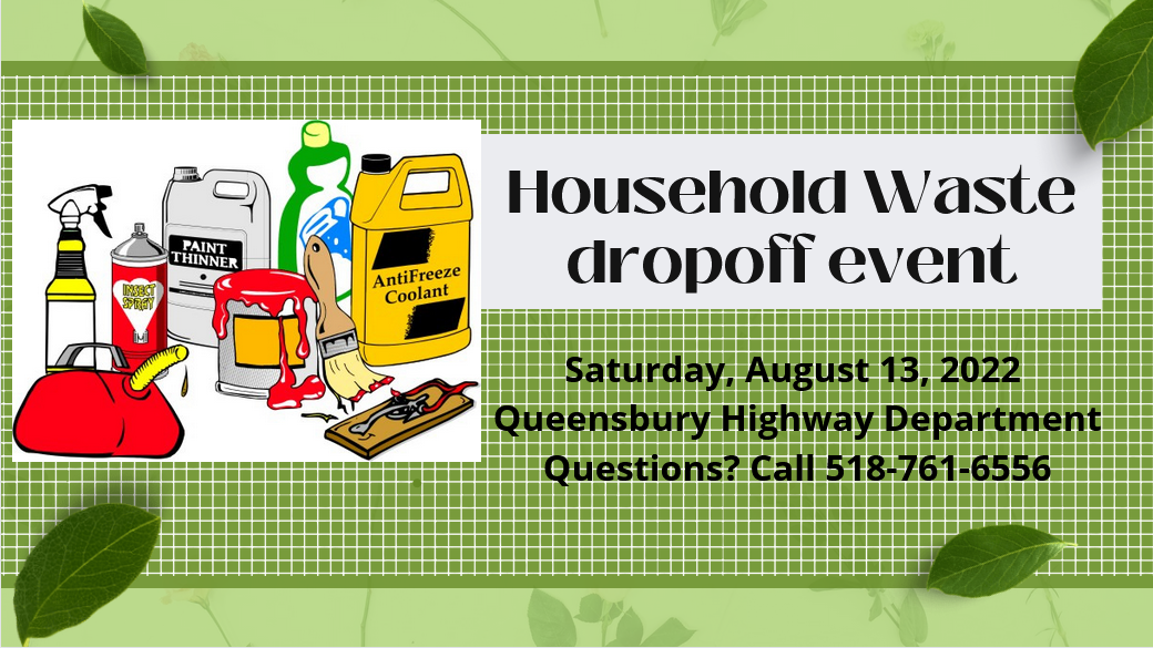 Household hazardous waste dropoff August 13 | Warren County